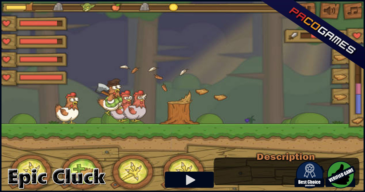 Epic Cluck | Play the Game for Free on PacoGames