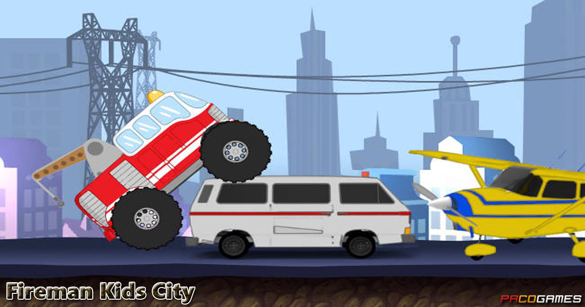 Fireman Kids City | Play the Game for Free on PacoGames