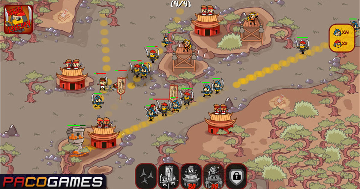 Ninja Defense | Play the Game for Free on PacoGames